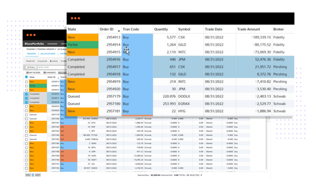 Trade Order Management - Blaze Portfolio